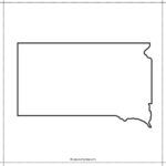 Blank South Dakota Map – Printable Outline Sheet