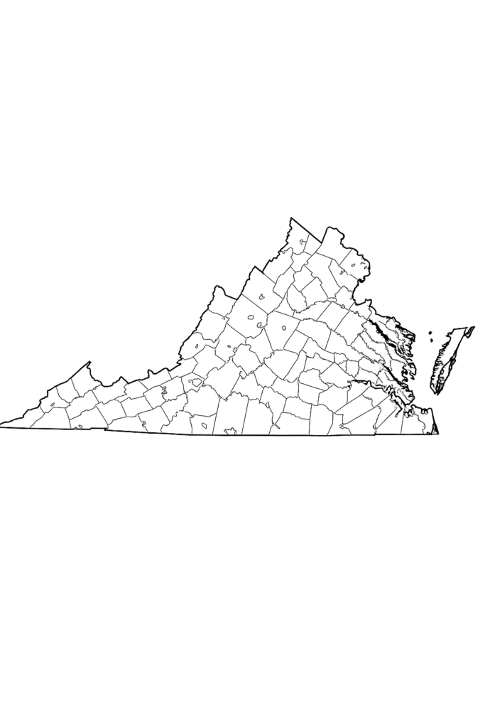 Blank Virginia Map – Printable Outline and Guide