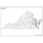 Blank Virginia Map – Printable Outline and Guide