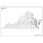 Blank Virginia Map – Printable Outline and Guide