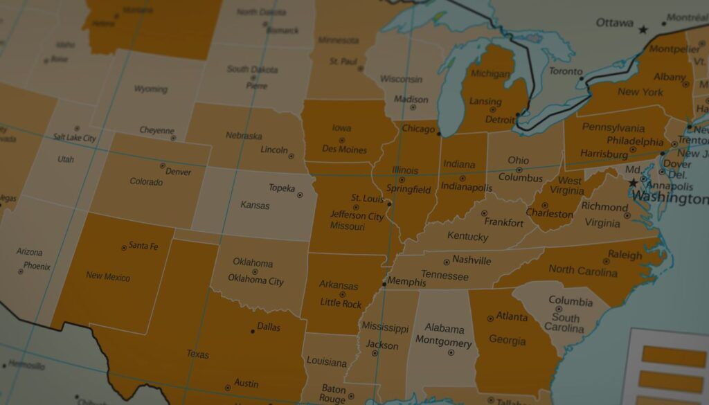 USA County Map | United States Counties Map