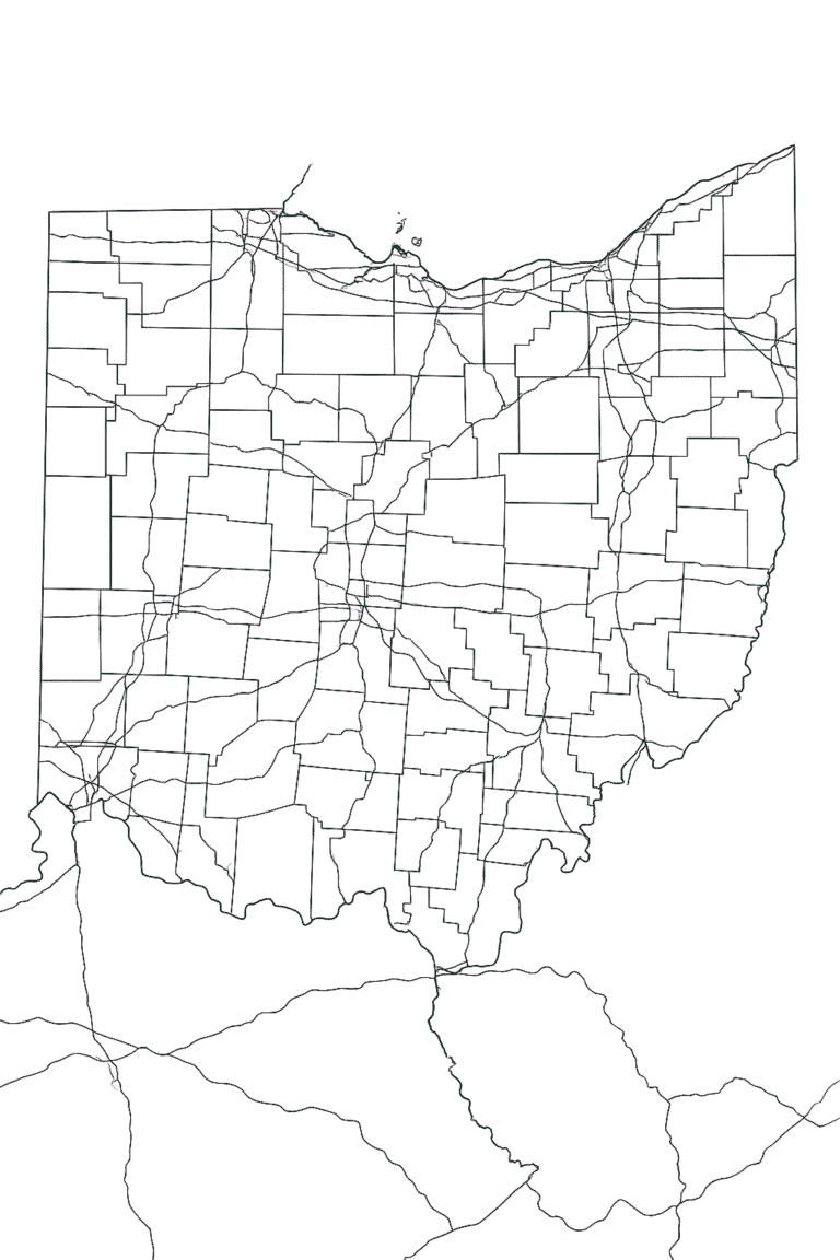 Ohio County Map - Detailed Free Printable Guide